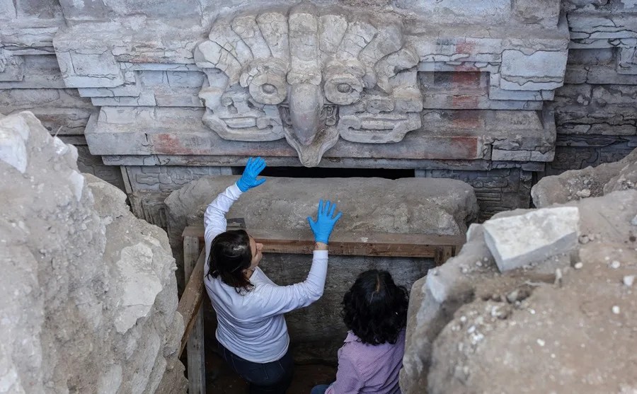 México anuncia el hallazgo de una milenaria tumba zapoteca del año 600 ...